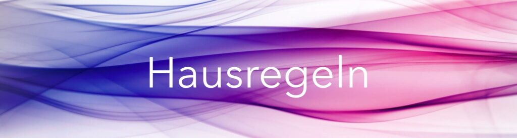 House Rules - diving RABAC